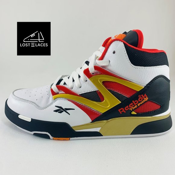 Reebok | Shoes | Reebok Pump Omni Zone 2 Atlanta White Red Black Mens ...